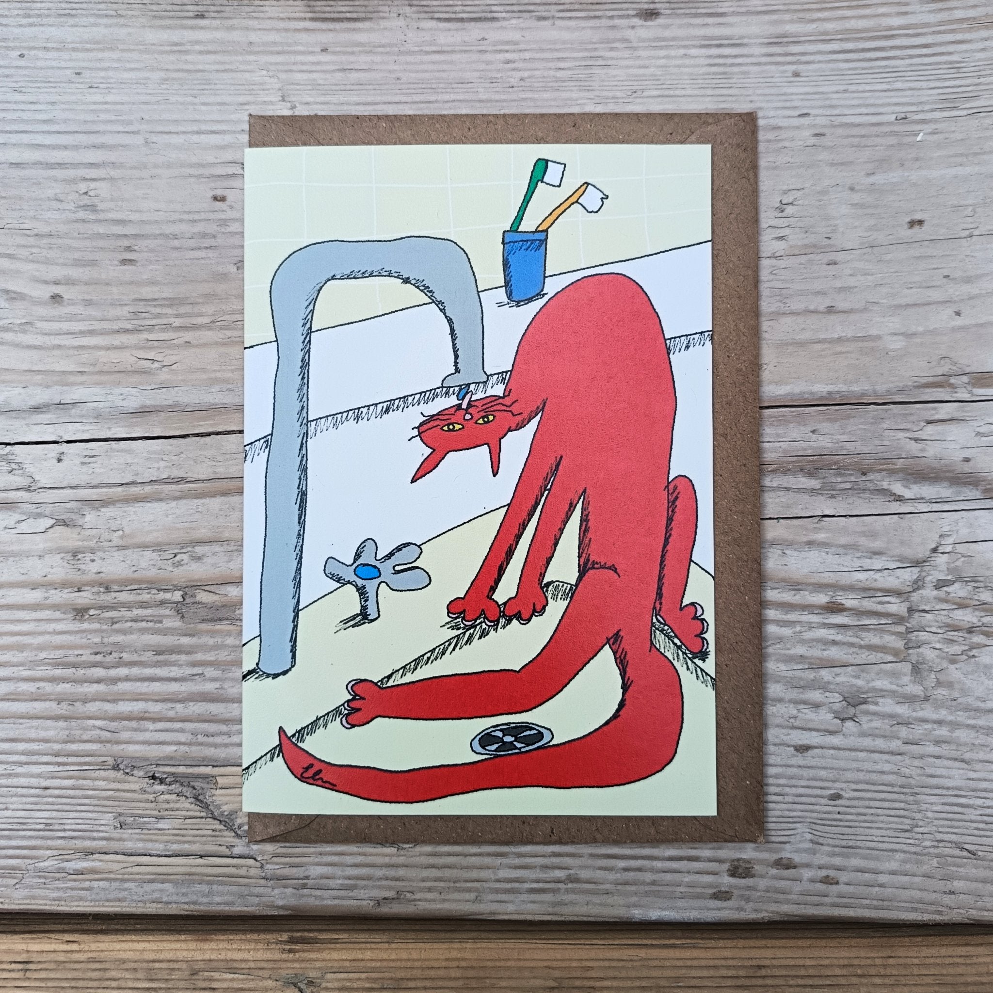 Cheeky Cat Card – Neighbourhood Store